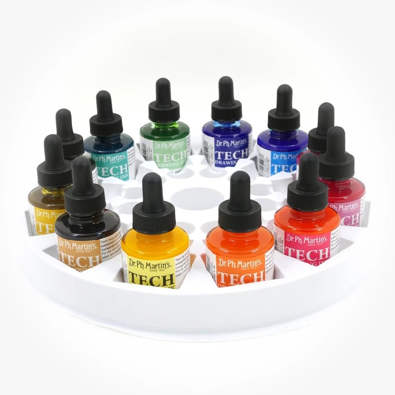 Dr. Ph. Martin's TECH Drawing Ink 30ml - Set de 12 Colores