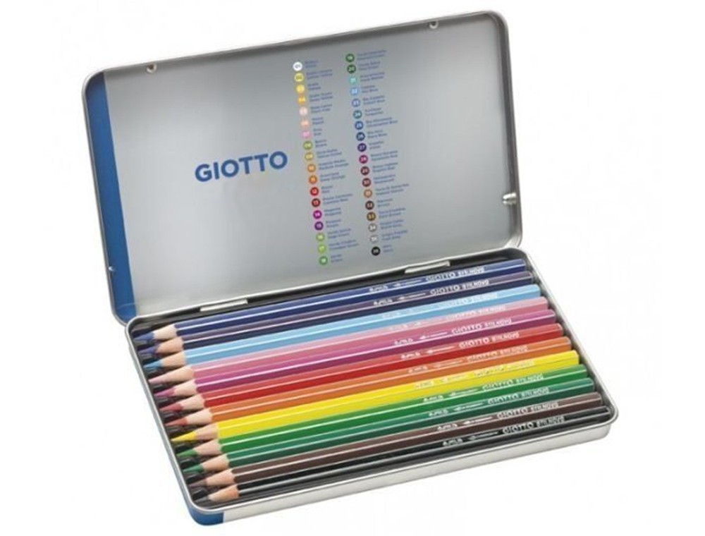 Giotto Supermina Lápices De Colores - Set De 12 Colores