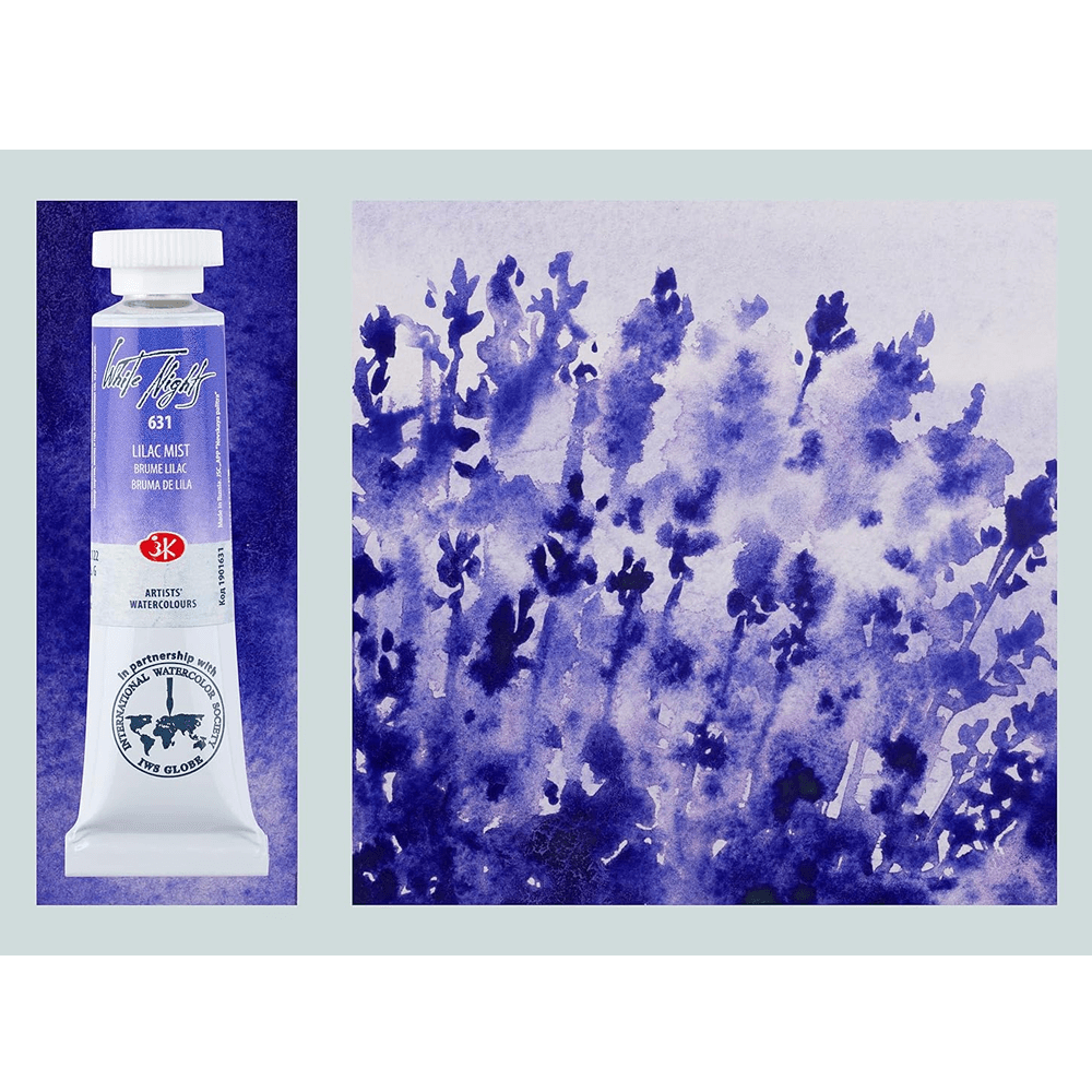 White Nights Acuarelas Violet (Granulación) - Set 3 tubos de 10ml