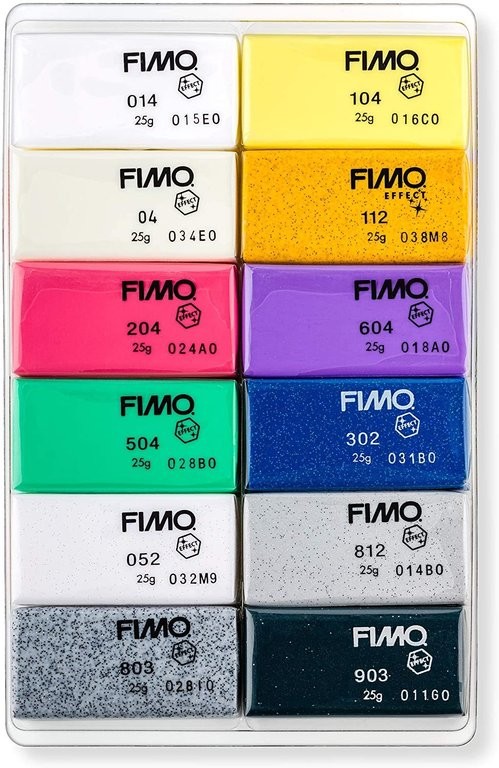 Fimo Effect Set 12 Colores - 300g (12 x 25g) - Escultura & Manualidades