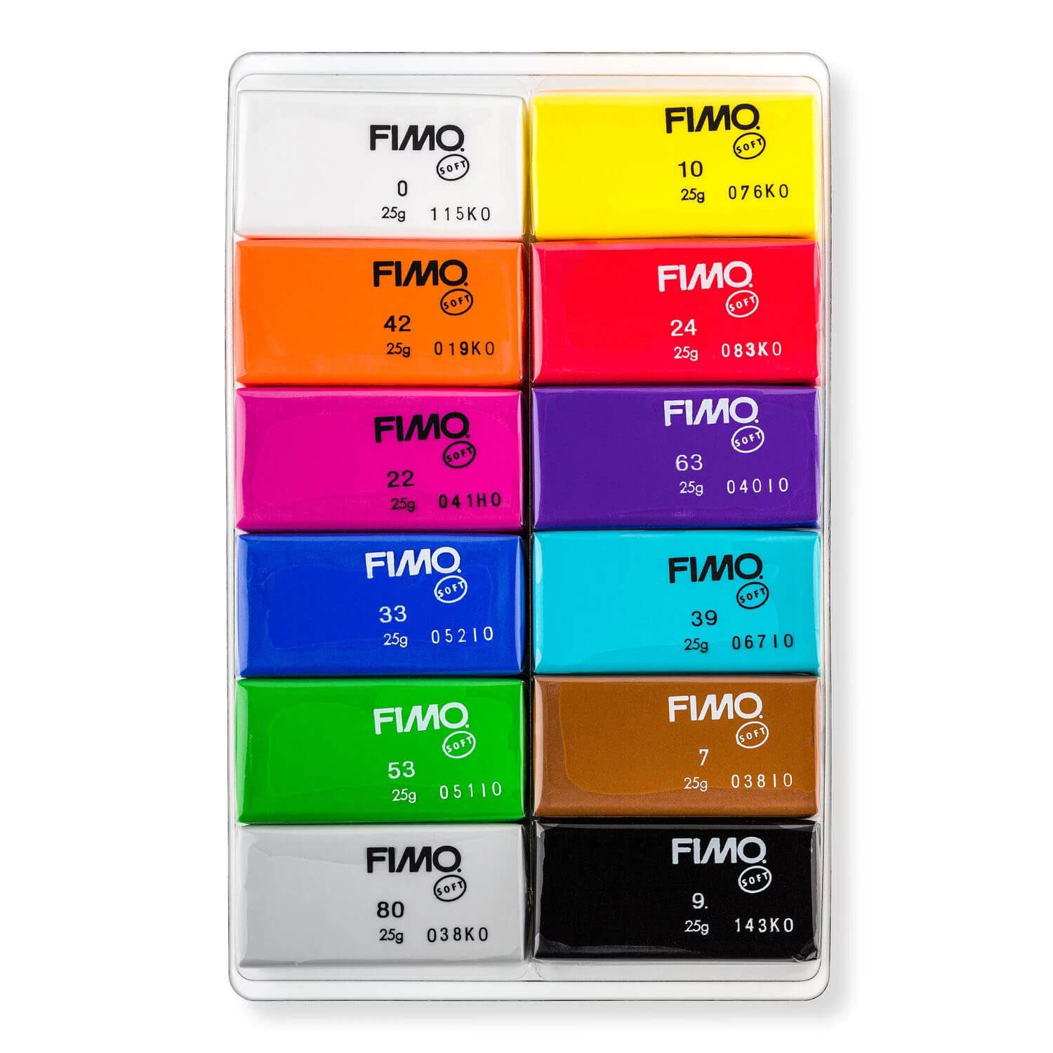 Fimo Basic 12 Colores Soft - 300g (12 x 25g)