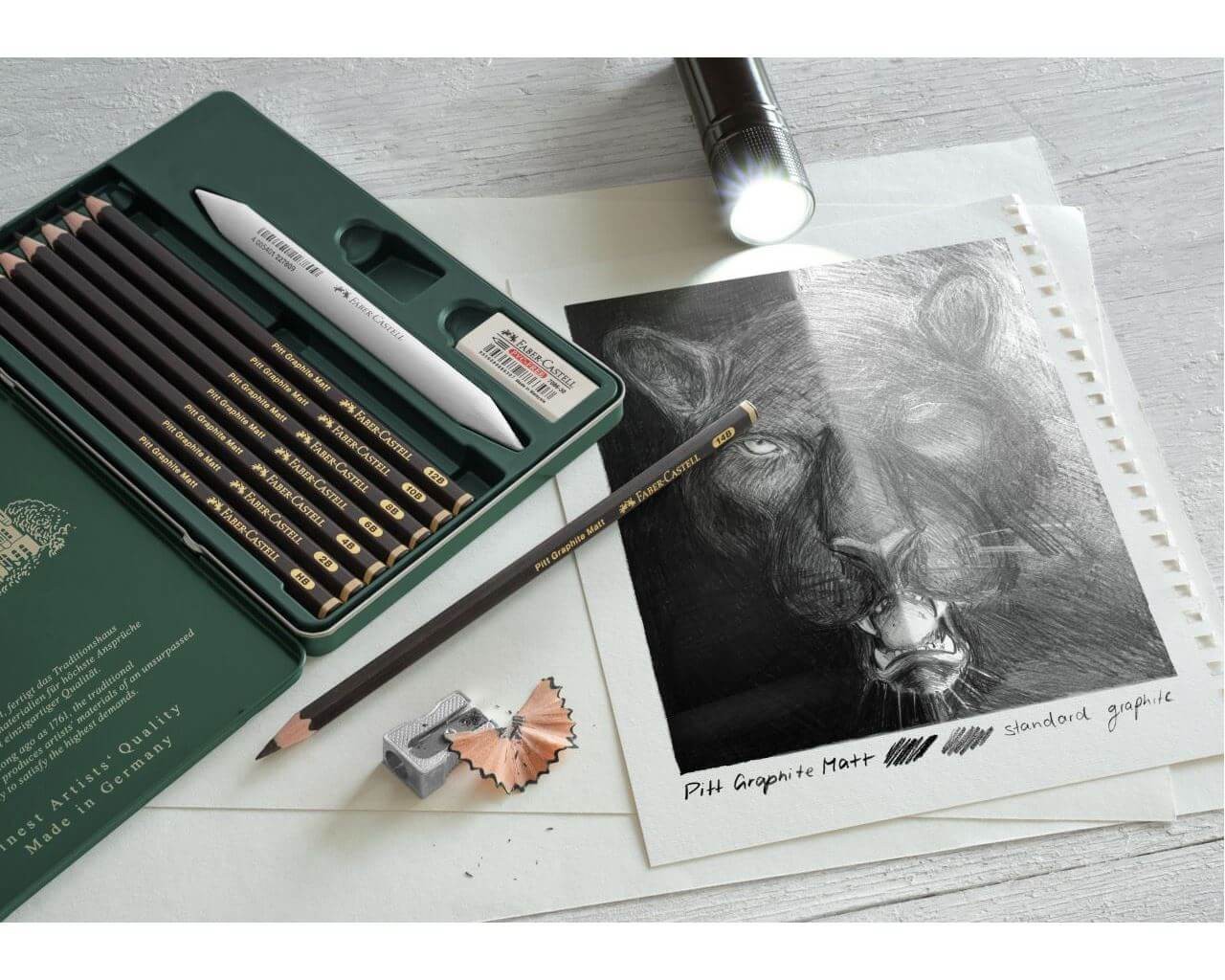 Faber-Castell Pitt Graphite Matt (Set de 11 Piezas)