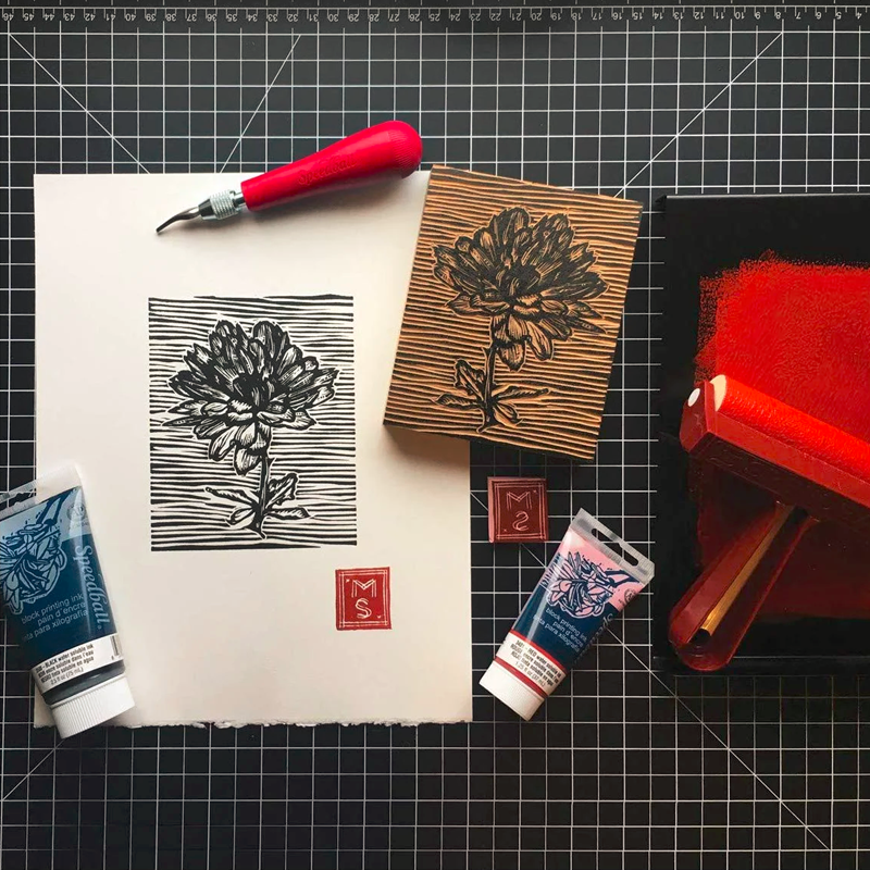 Speedball Printmaking Paper papel para grabado- 20 hojas de 245gsm