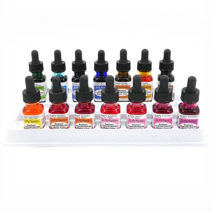 Dr. Ph. Martin's Radiant Concentrated WaterColors 15ml - Set D (14 ...