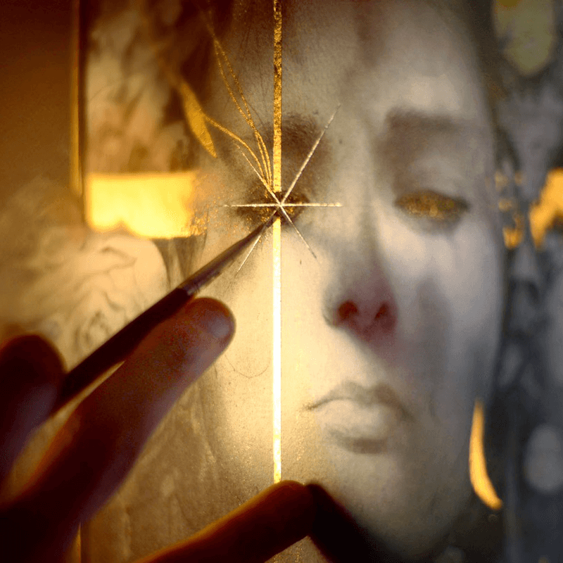 Mona Lisa pan de oro - 18 hojas