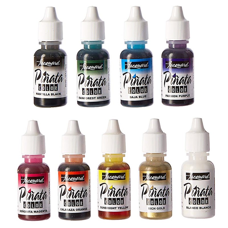 Jacquard Piñata Color Exciter Pack (Tintas Alcohol) - Set de 9 Colores