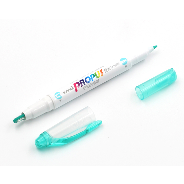 Uni Propus Window (Soft Color) Destacador Doble Punta - Set de 5