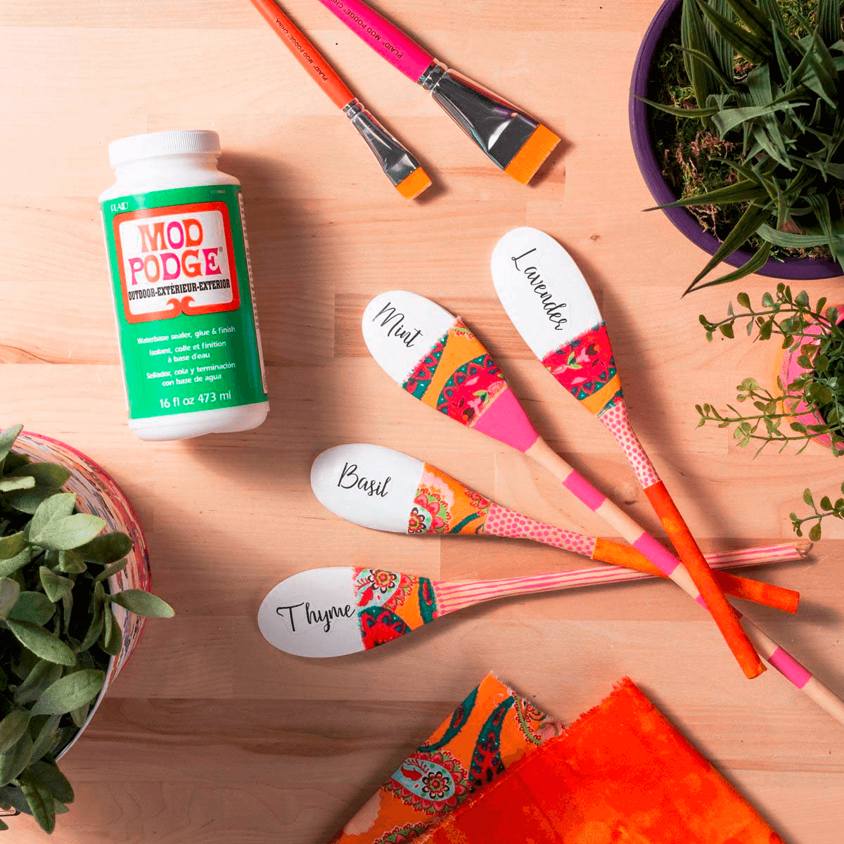 Plaid Mod Podge Outdoor (Disponible en 2 Tamaños)