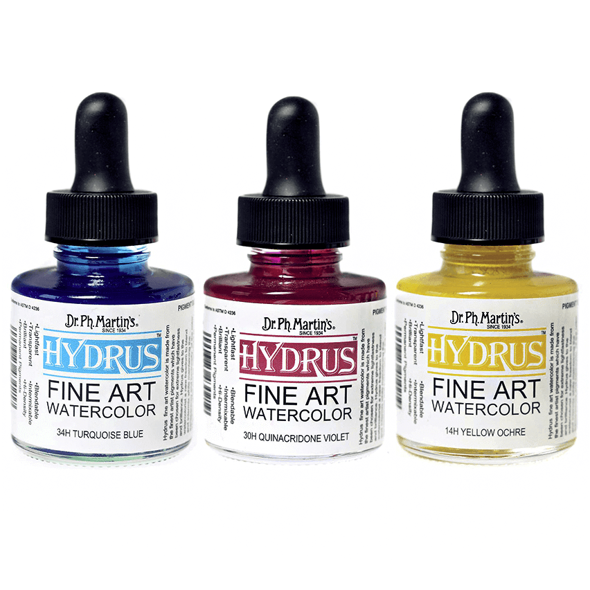 Dr. Ph. Martin's Hydrus Watercolors 30ml - (Disponible en 36 Colores)